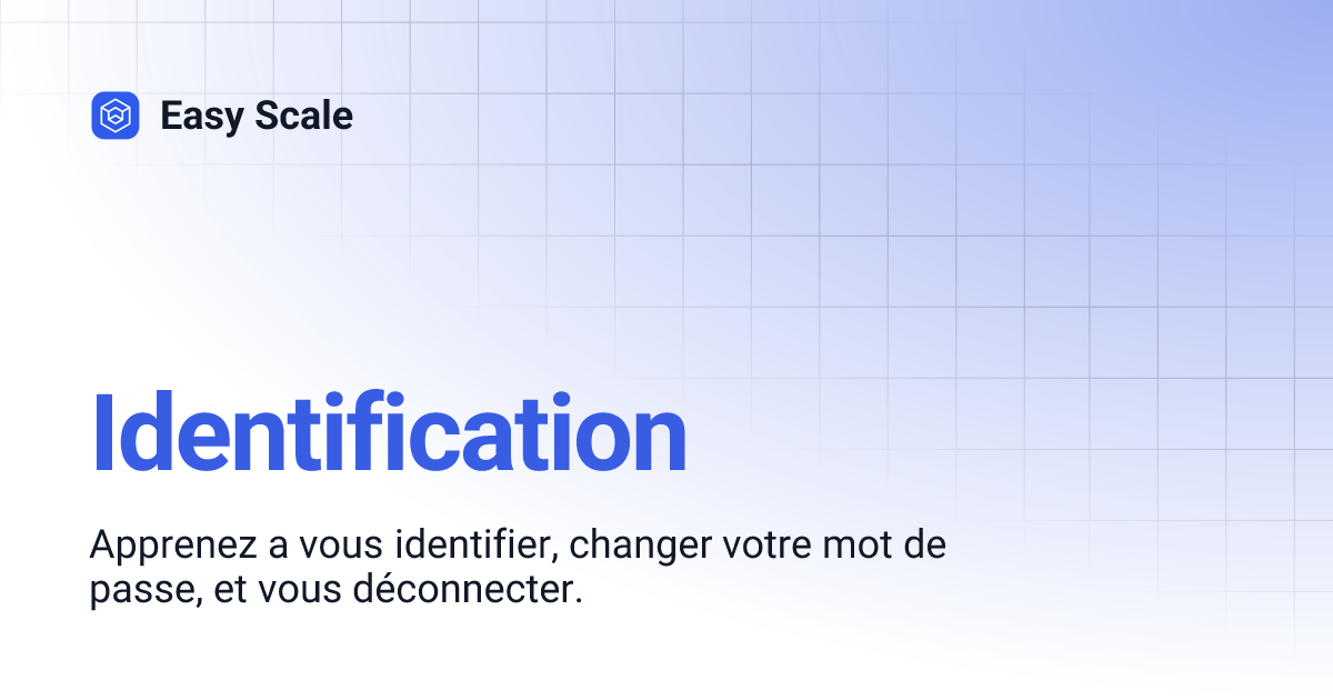 Identification | Easy Scale